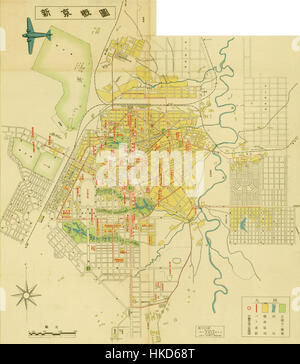 Manchukuo Hsinking Map 1936 Stock Photo - Alamy