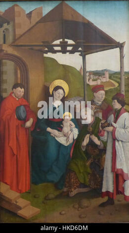 The 'Landsberger Geburt Christi' is a 16th-century painting depicting ...