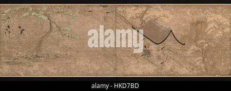 'Obusuma Saburo emaki' is a Japanese scroll painting depicting archery ...