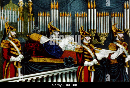 Funeral of Pope Pius IX in Rome Stock Photo - Alamy