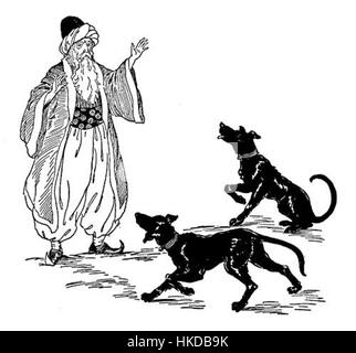 This illustration from a Middle Eastern folktale features Princess ...