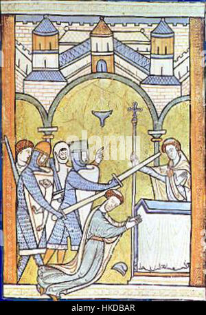 Thomas Becket Murder Stock Photo - Alamy