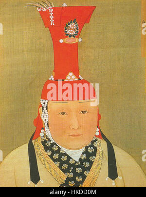 This artwork, titled 'Yuan Empress Album: Chabi and Taji', showcases ...
