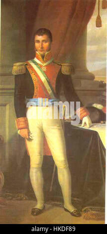 This portrait of Emperor Agustin I of Mexico captures the regality of ...