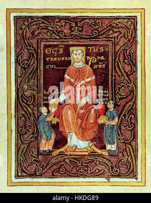 The Codex Egberti is an illuminated manuscript from the 9th century ...