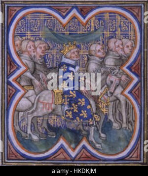 This painting depicts Jean II, also known as John the Good, as he is ...
