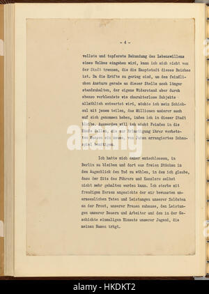 The 'Political Testament of Adolph Hitler,' written in 1945, marked the ...