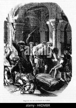 'Los Monfies de las Alpujarras' is a historical illustration depicting ...