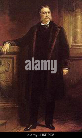 Portrait of Chester Arthur, 21st President of the United States ...