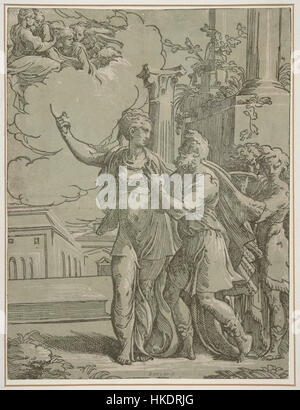 The Tiburtine sibyl and the Emperor Augustus Stock Photo - Alamy