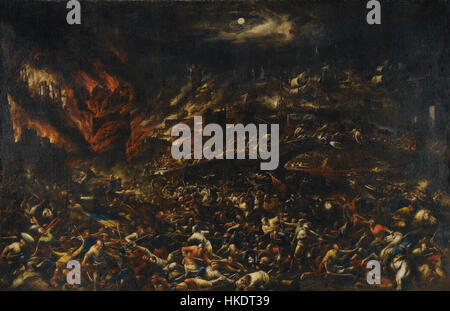 The Sack of Troy, Attributed to Gillis van Valckenborch Stock Photo - Alamy