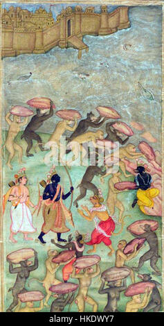 This artwork depicts the mythological scene where Lord Krishna kills ...
