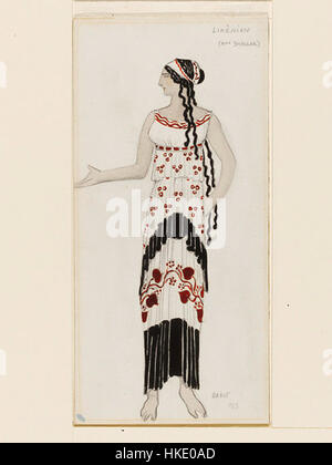 This painting of Daphnis and Chloe, set in a lush wooded landscape ...