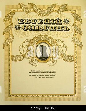 This artwork is a representation of Eugene Onegin, a character from ...