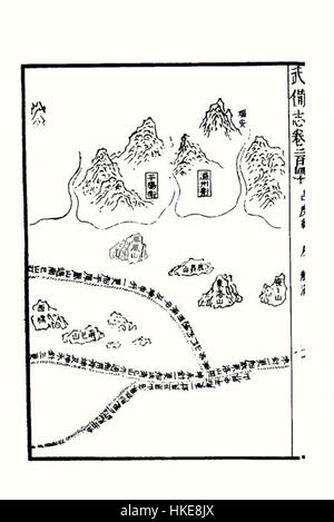 The MAO KUN Map is a famous Chinese navigational map, illustrating ...