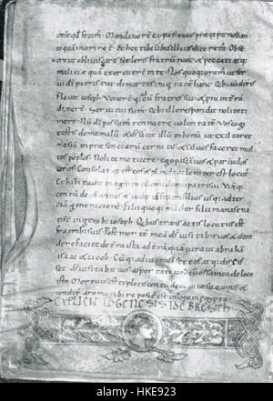 Liber Genesis, a manuscript at Schloss Zeil, presents the biblical book ...