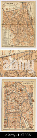 This historical map, created in 1905, depicts the boundaries and ...