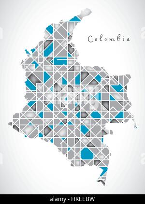 Colombia map icon illustration design Stock Vector Image & Art - Alamy