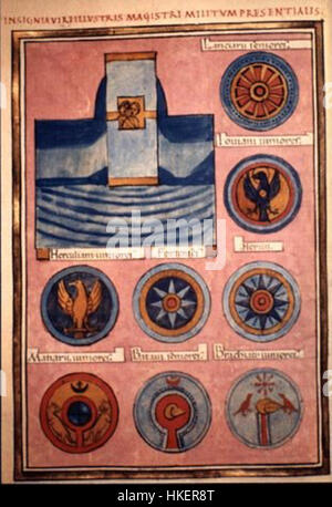 The 'Notitia Dignitatum' is a Roman document depicting the ranks and ...