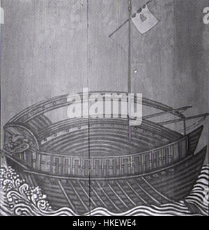 The Turtle Ship, a type of armored warship used in the 15th century by ...
