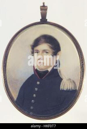 This portrait by Anson Dickinson captures a young man from the early ...