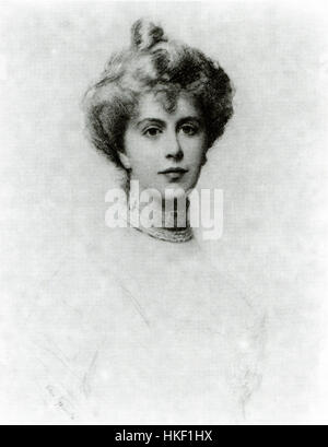 This portrait of Alice Keppel, created after Ellis Roberts, features a ...