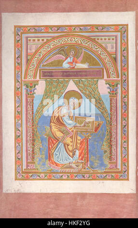The Codex Aureus Epternacensis, an illuminated manuscript from the 9th ...