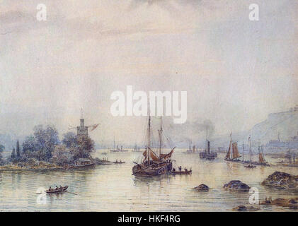 This 1878 painting by Ernst Morgenstern depicts the serene landscape of ...
