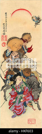 The god of good fortune, Daikoku Stock Photo - Alamy