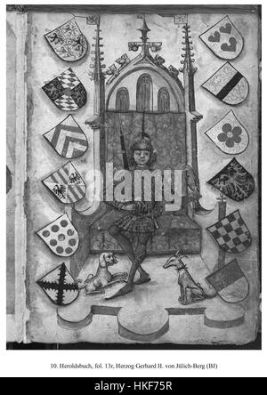 Heroldsbuch is a 1479 manuscript from Krakow, showcasing heraldic ...