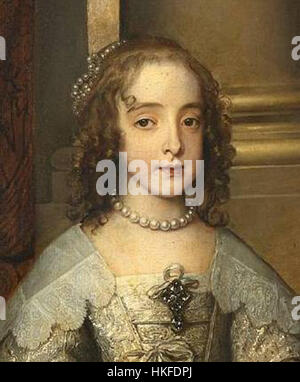 This 17th-century portrait of Henriette-Maria of France, wife of ...