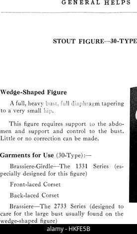A page from the 1933 Spirella Catalogue, showcasing vintage fashion and ...
