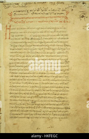 Simplicius Commentary on Aristotle De Caelo Stock Photo - Alamy