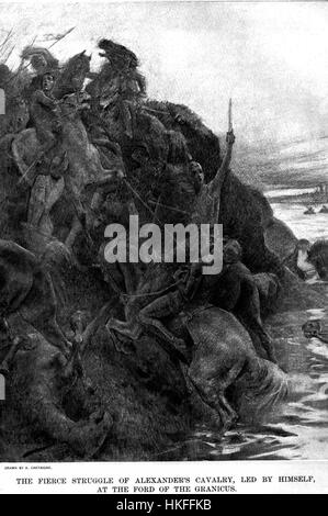 In this painting by Andre Castaigne, the intense scene depicts ...