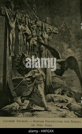 The 'Rizpah' painting depicts the biblical story of Rizpah, who mourned ...