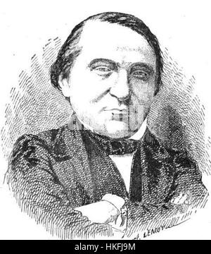 This portrait by the artist Lemot depicts Ernest Renan, a prominent ...