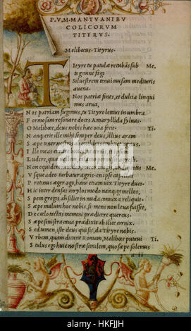 This 1501 edition of Virgil's works was printed by Aldus Manutius, an ...