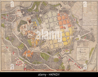 The 'Plan der Stadt Hanau' (1824) is a historical map depicting the ...