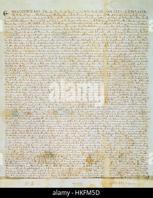 Magna Carta (1297 version, owned by David M Rubenstein Stock Photo - Alamy