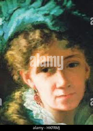 This portrait of Abigail May Alcott Nieriker, painted by Rose Peckham ...