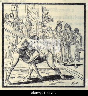This artwork portrays the legendary battle between Beowulf and Grendel ...