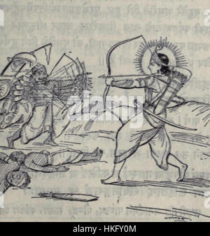 This artwork depicts the mythological scene where Lord Krishna kills ...