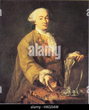 This portrait of Carlo Goldoni, the renowned Venetian playwright, was ...