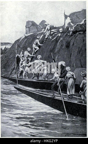 This historical painting depicts the founding of the East India Company ...