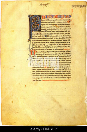 A manuscript of Aristotle's 'De Interpretatione' housed in the Vatican ...
