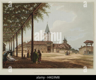 This painting by Mayer Luigi from 1810 depicts a mosque in Latachia ...