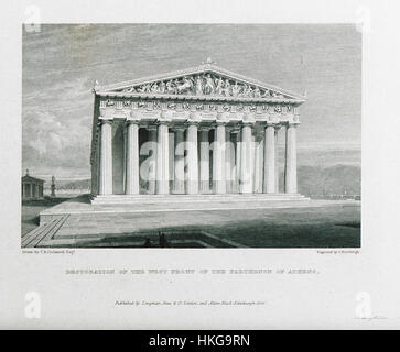Restoration of the West front of the Parthenon of Athens Williams Hugh ...