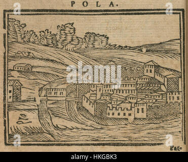 This 1600 artwork by Bianco Noe depicts the churches of Santa Maria ...