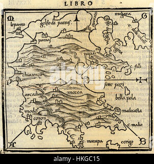 This 1547 map by Benedetto Bordone depicts Euboea, Attica, and Boeotia ...