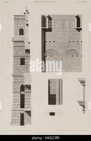 This longitudinal section drawing illustrates the architectural design ...